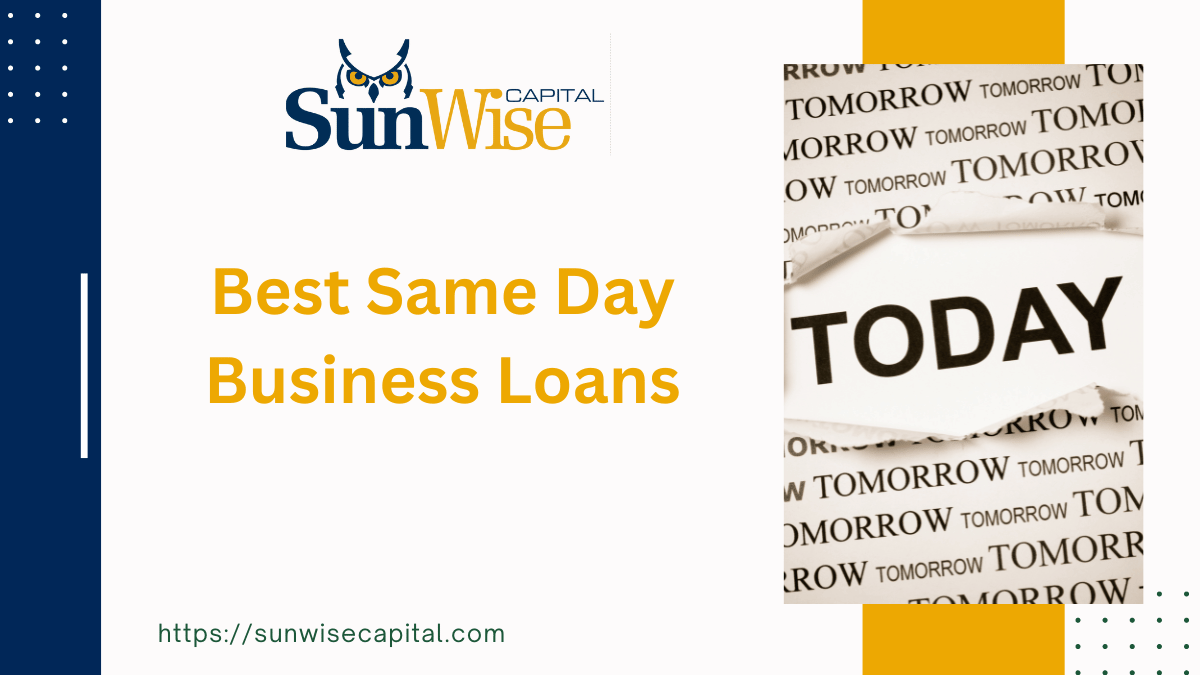 Best 3 Same Day Business Loans